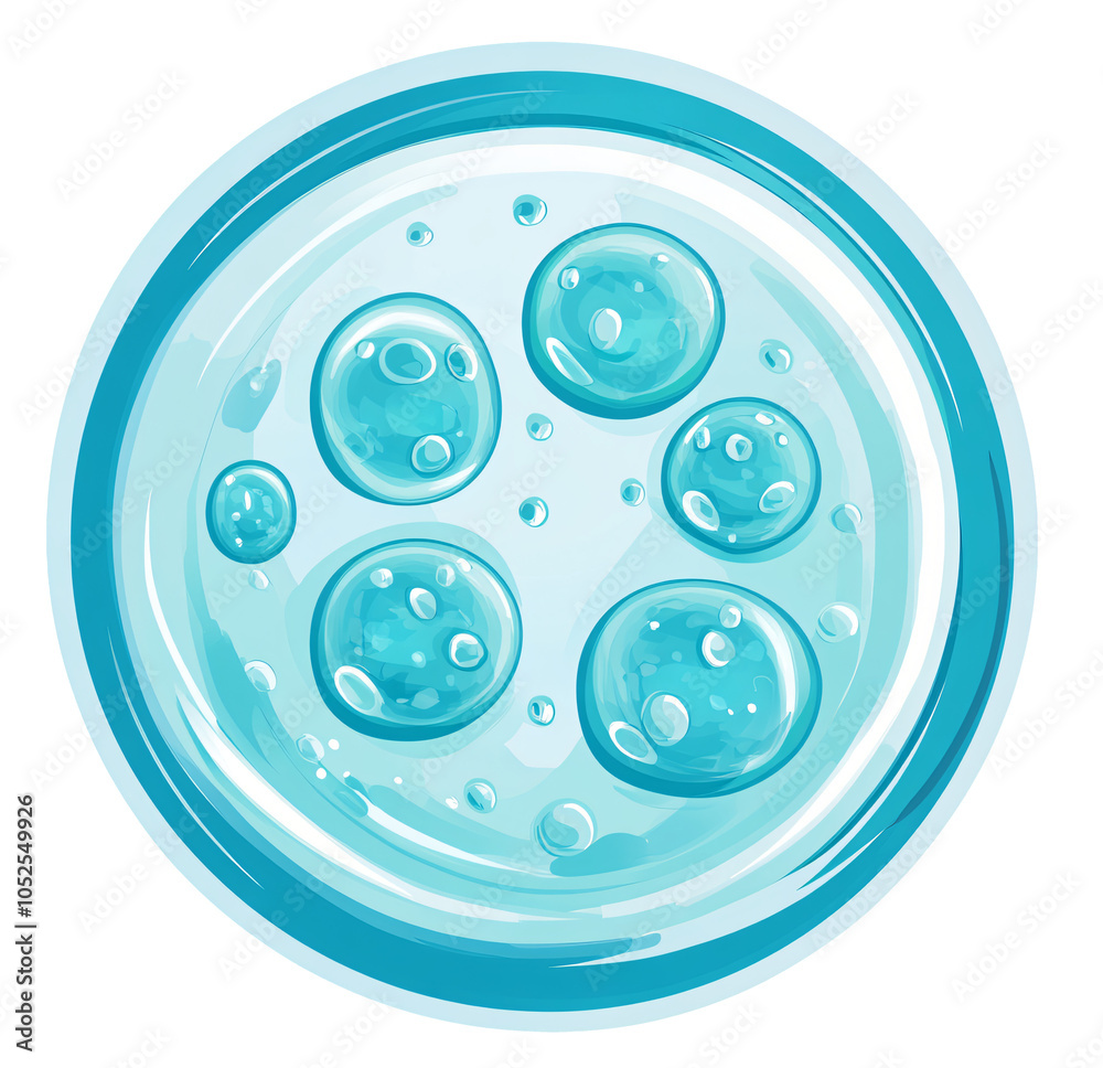 Model of the cell and its components, mitochondria, ribosomes, cell ...