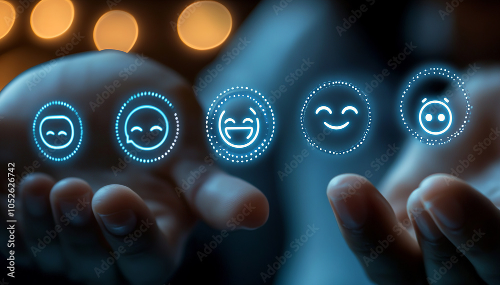 realistic photograph of a person's fingers interacting with a digital ...