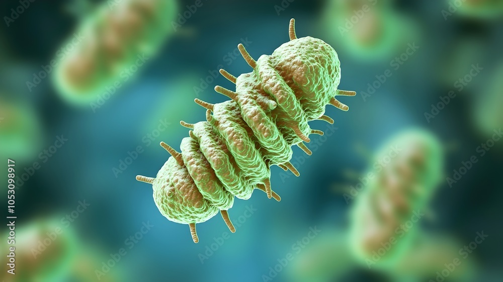 Spiral Shaped Helicobacter Pylori Bacteria Linked to Stomach Ulcers on ...