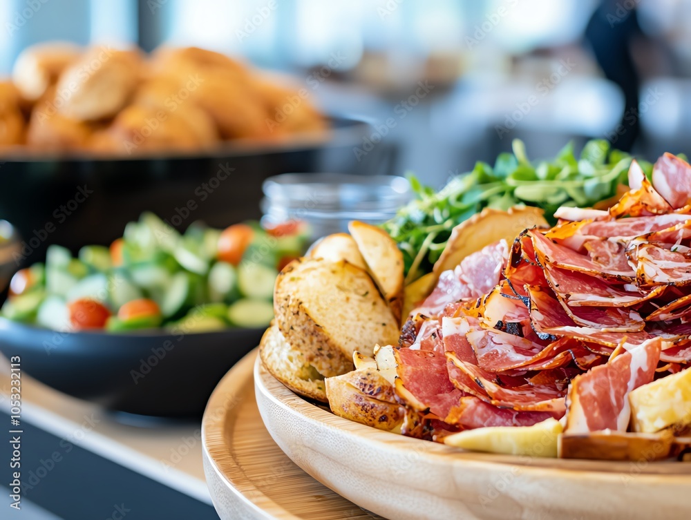 Corporate event recognizing employee achievements, focus on recognition ...