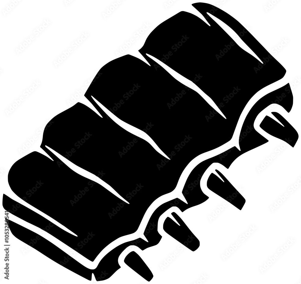 beef illustration meat silhouette jerky logo snack icon food outline ...