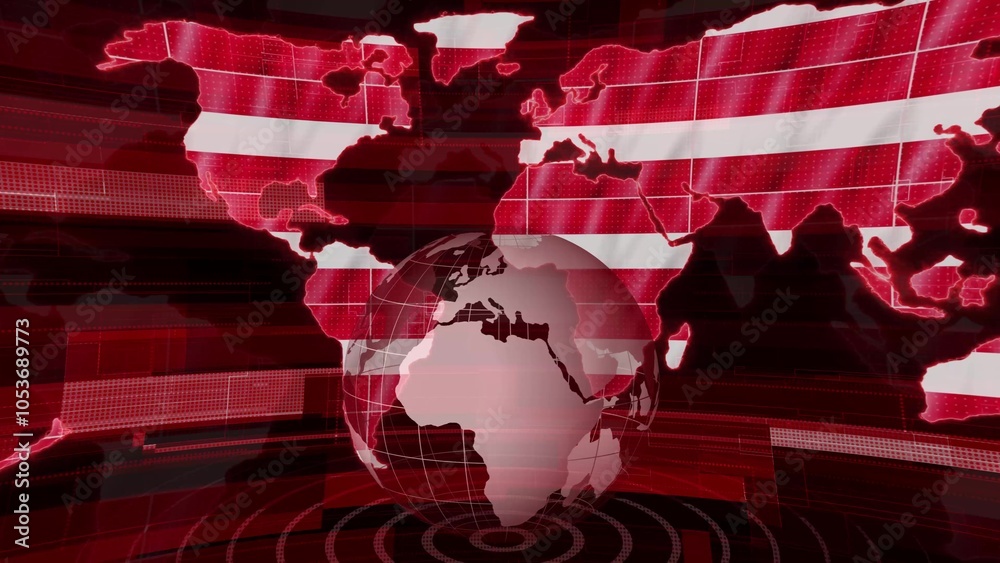 Austria news technology earth map background Stock Illustration | Adobe ...