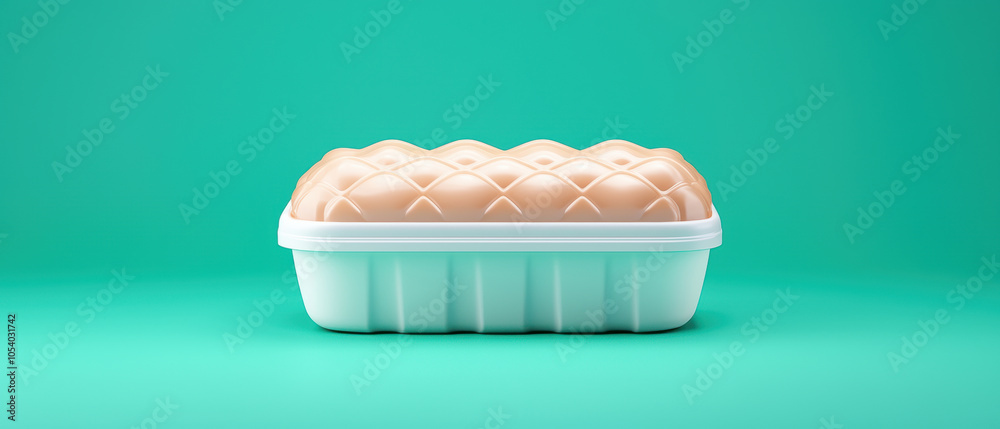 Bioplastic packaging created from food waste, showcasing sustainability ...