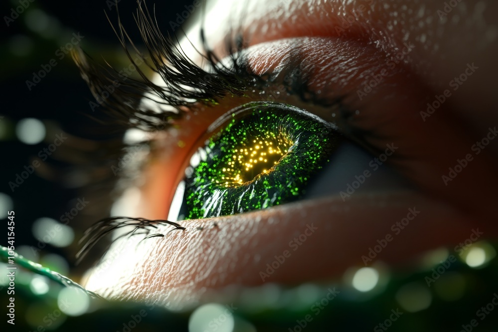 Stem cells transforming into eye cells, with the beginning structures ...