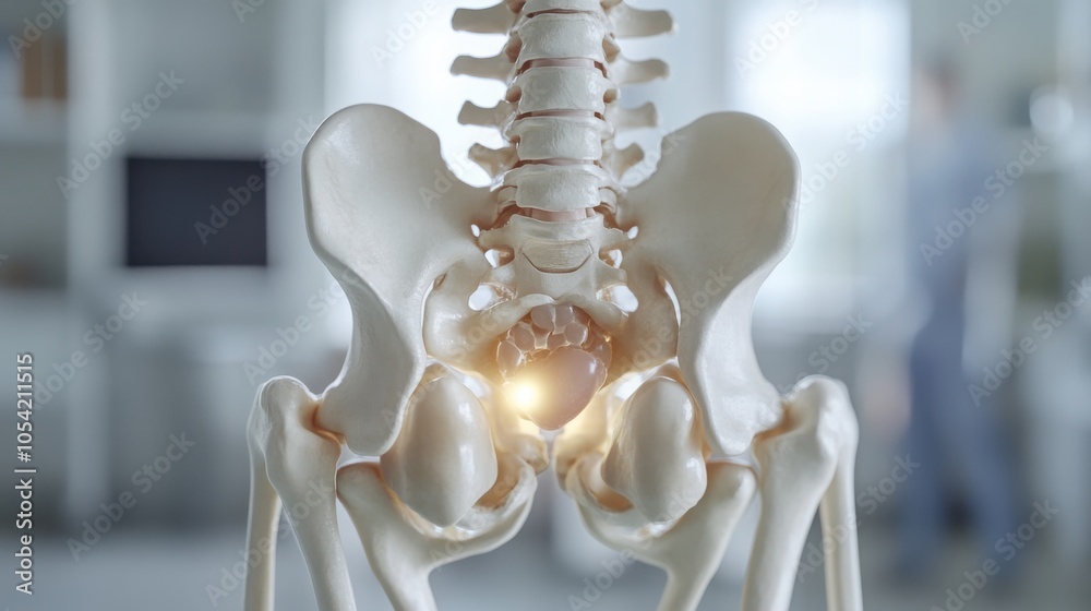 Stock-Illustration „diagram of the human skeletal system showing the ...