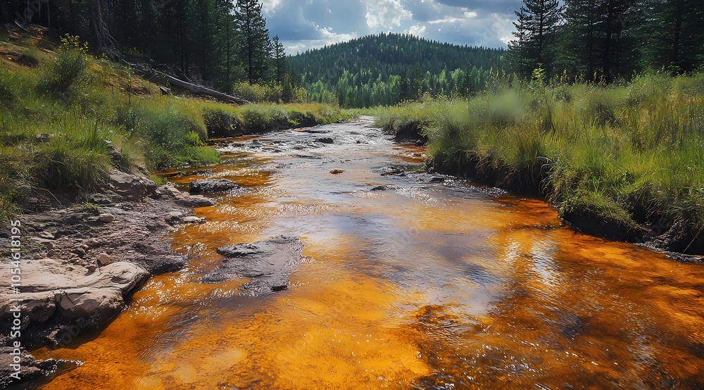 Tragic Mountain Stream Acidified by Destructive Acid Rain: Witness the ...