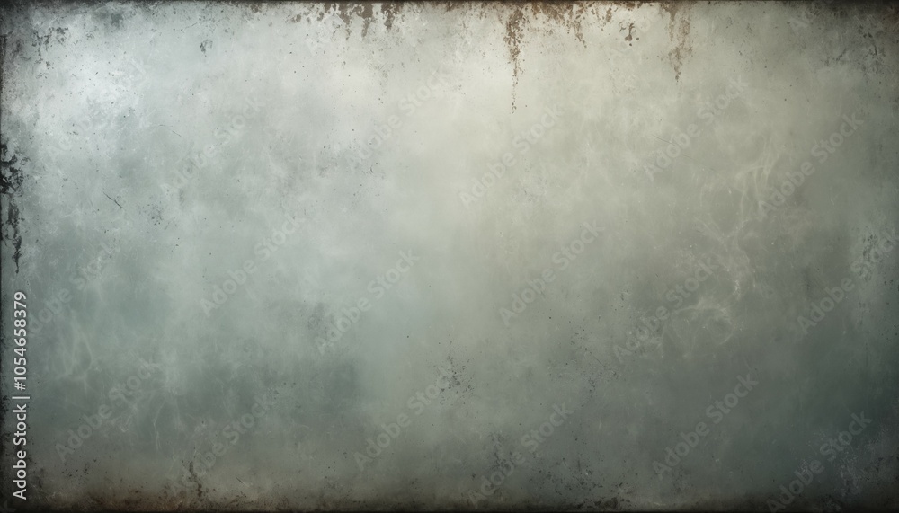 Tarnished mirror grunge overlay with fogged glass textures, faint ...