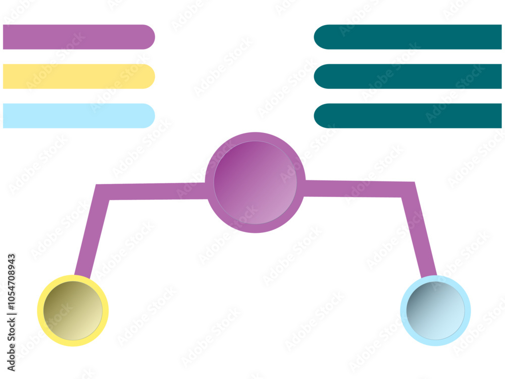 Tree infographic design. Infographic timeline background. A diagram of ...