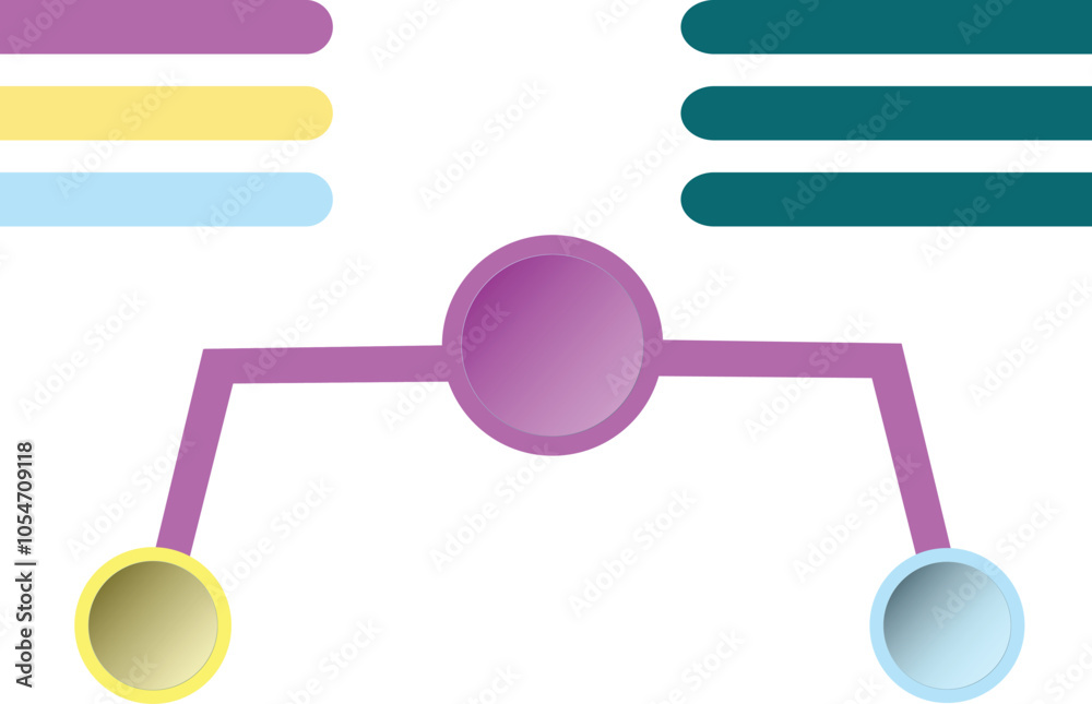Tree infographic design. Infographic timeline background. A diagram of ...