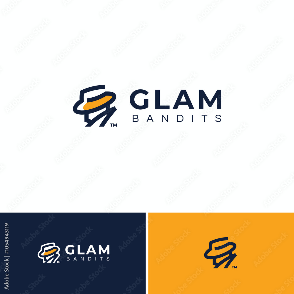 letter g mafia bandit logo design Stock Vector | Adobe Stock