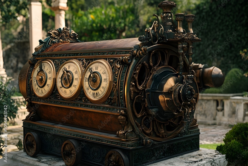 Exquisitely Preserved Antique Roman Odometer Installed in Decorative ...