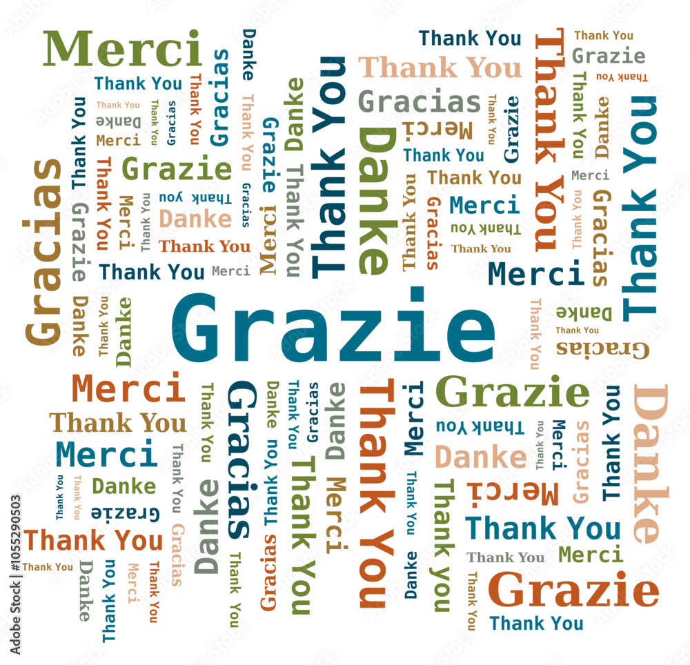 Merci - Thank you - Danke - Grazie - Gracias, Nuage de Mots en ...