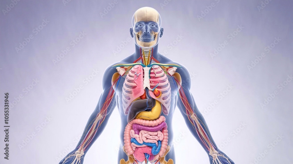 A 3D rendering of a highly detailed, scientifically accurate and ...