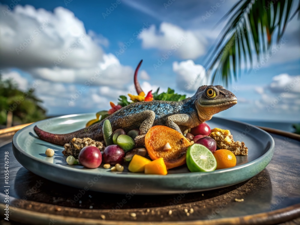 Lizard-Inspired Culinary Delights: Vibrant Food Art for Nature Lovers ...