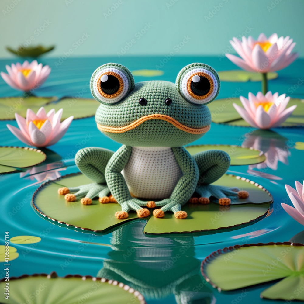 Cute 3D Knitted Stylized Baby Animals with Hyperrealistic Nature ...