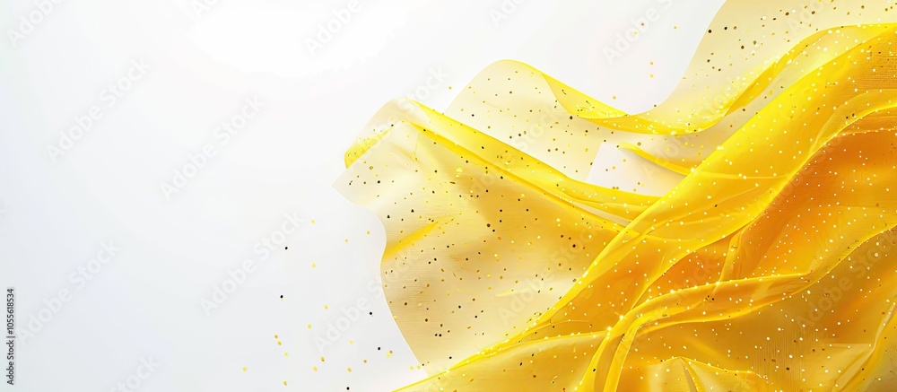 Yellow paper displaying the symbol for electronic data interchange EDI ...