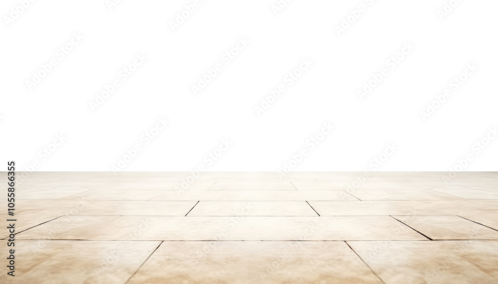 brown tile floor border isolated on transparent background cutout Stock ...