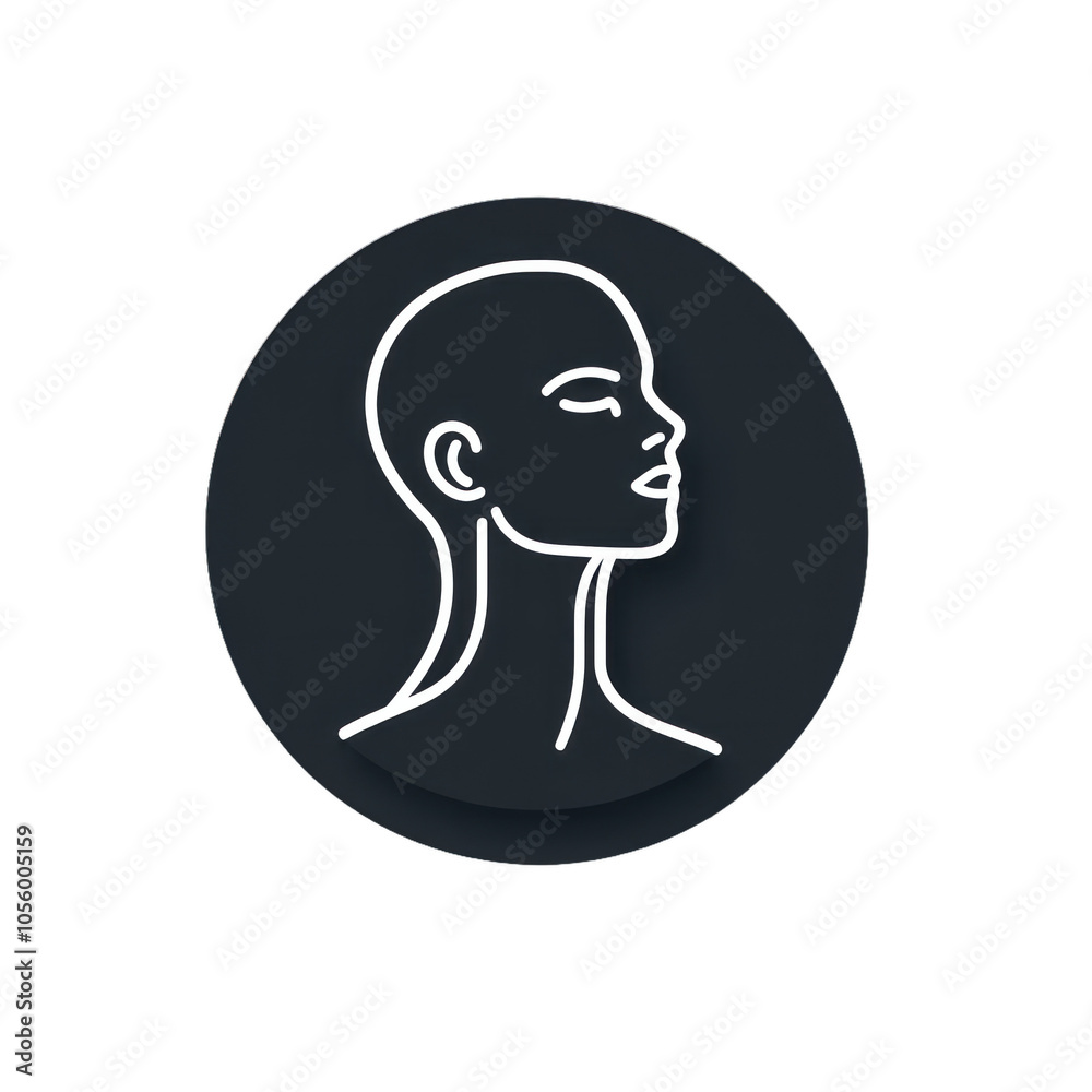 Basic user profile icon with a light gray head and shoulders outline ...