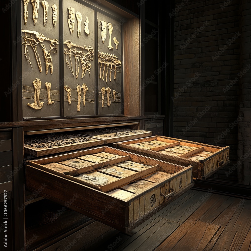 Foto de Stock One of nine drawers open in an autopsy room scene ...