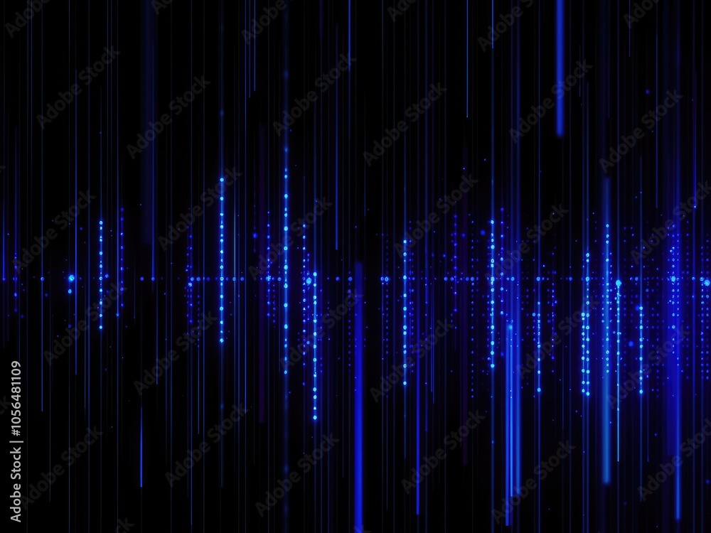 Big data concept, Digital Data, Matrix number, Digital Technology ...