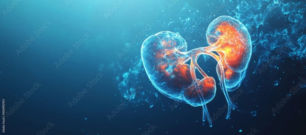 Detailed Kidney Anatomy Visualization Stock Photo | Adobe Stock