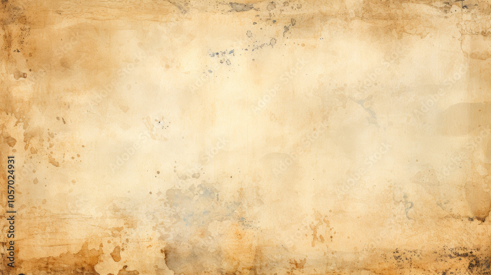 An abstract map with a watercolor paper texture, featuring faded ...