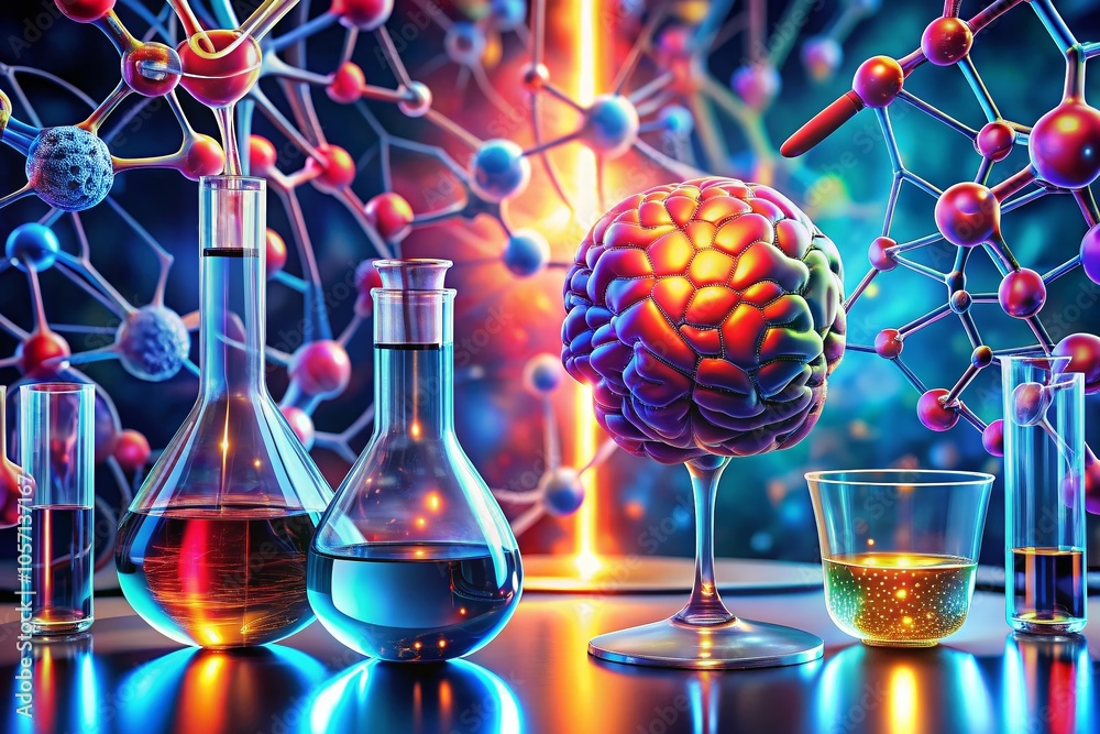 Nanotechnology Research Symbols in High Dynamic Range: Molecules ...