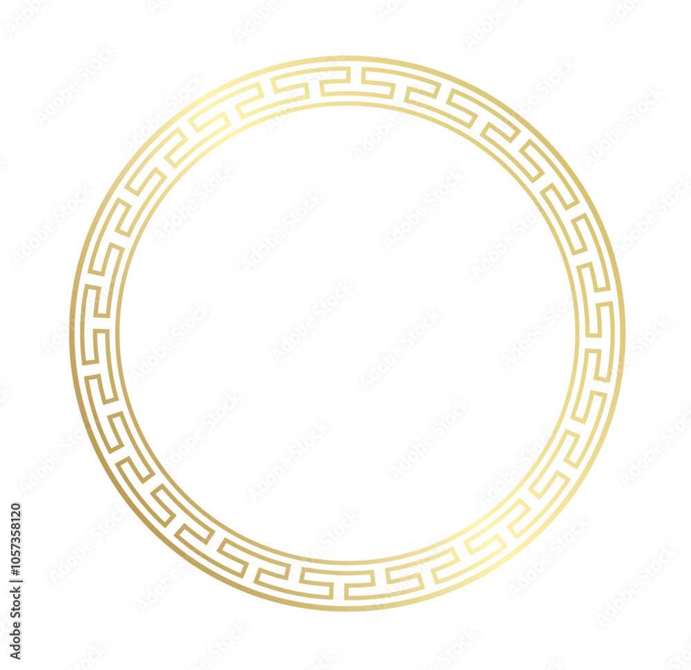chinese gold frame border pattern vector metalic background Stock ...