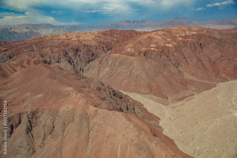 Andes Mountains in the Nazca Desert. Peru. Stock Photo | Adobe Stock