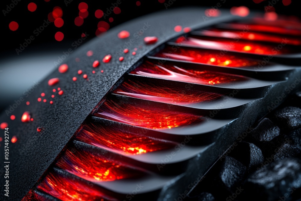 High-resolution view of hair root structures within the dermis ...