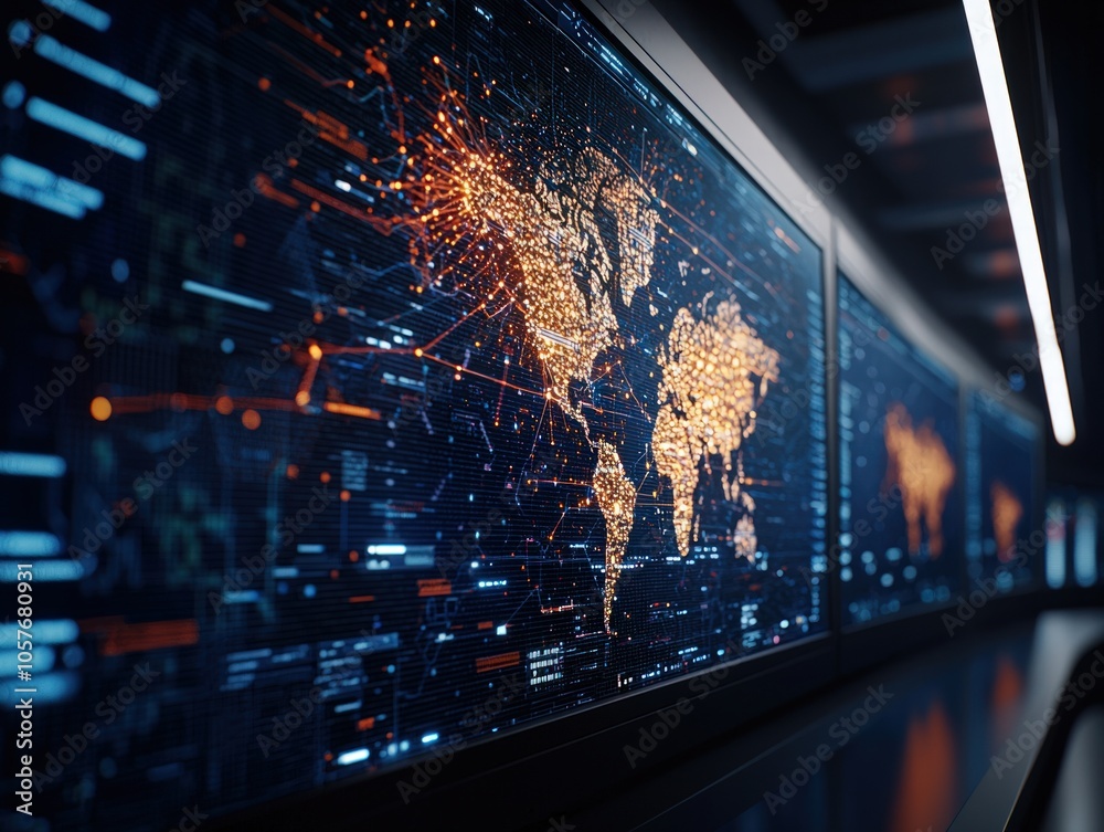 Visualizing Global Connectivity Through Data Driven Mapping And Network Analysis In Modern