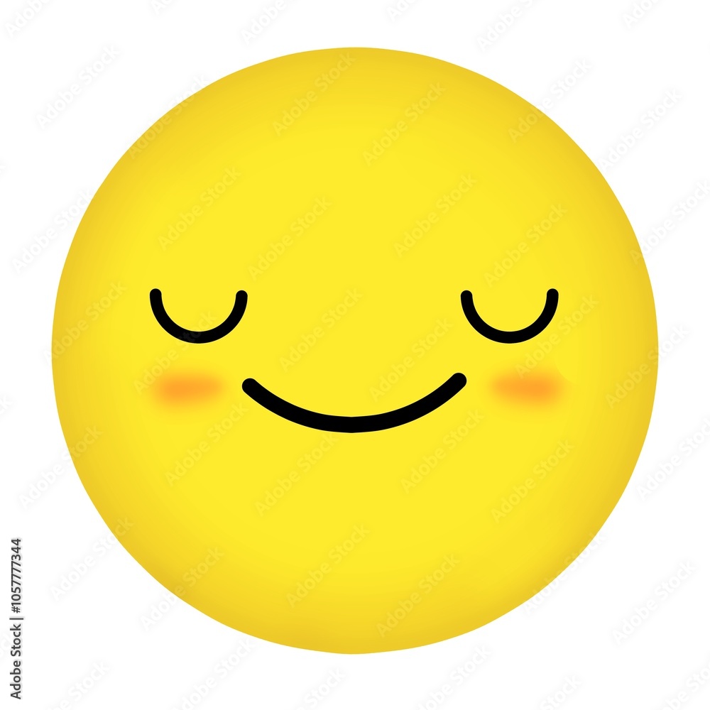 illustration of a smiley face, expression, smiley face, emoticon on ...