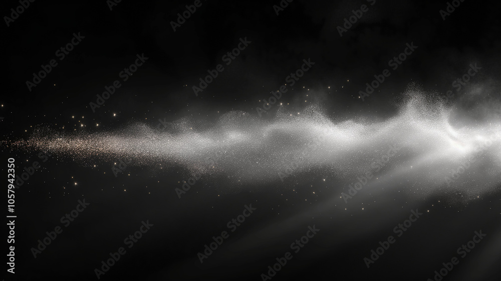 Ultra-Realistic 8K Render of Dust Particles Floating in Spotlight ...