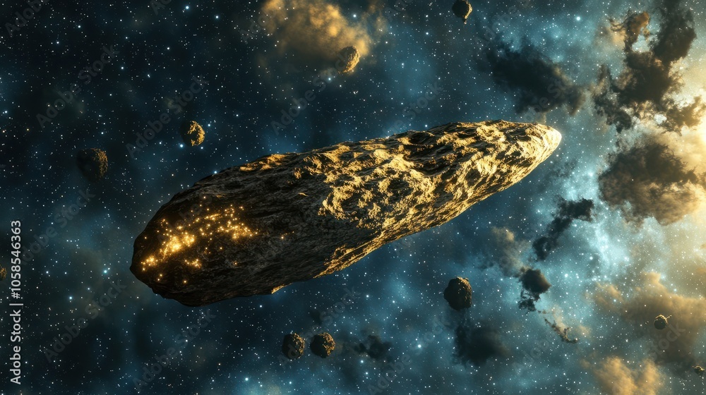 Comet Tsuchinshan Atlas C 2023 A3, periodic comet passing perihelion ...