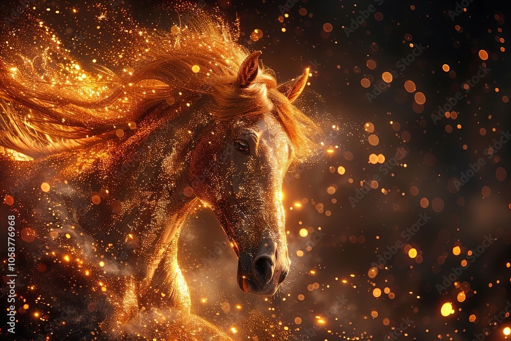 Explosive 4k Gold Particles: A Dramatic Motion Background with Glittery ...