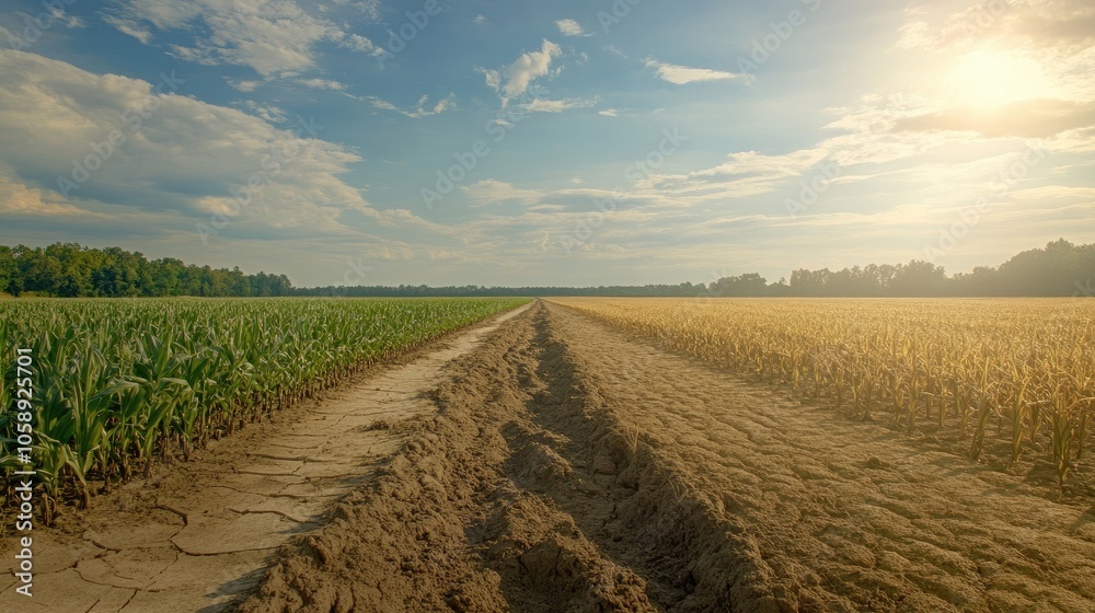 Heat waves and drought damage illustrate the effects of global warming ...