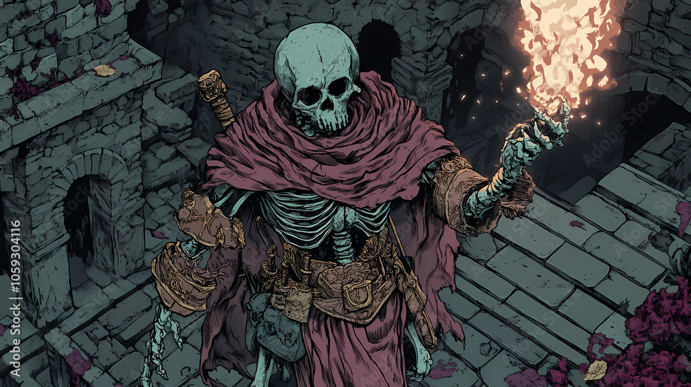 Dnd battlemap skeletal knight wreathed in dark energy. Spectral Knight ...