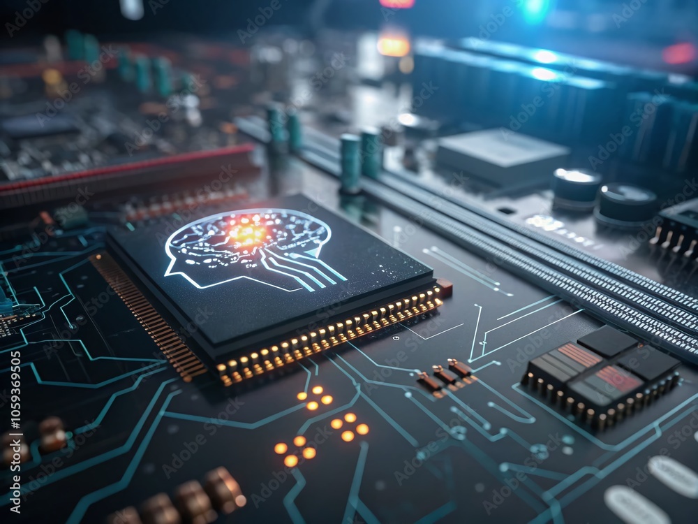 Macro Photography of Futuristic Tech Representing Artificial ...