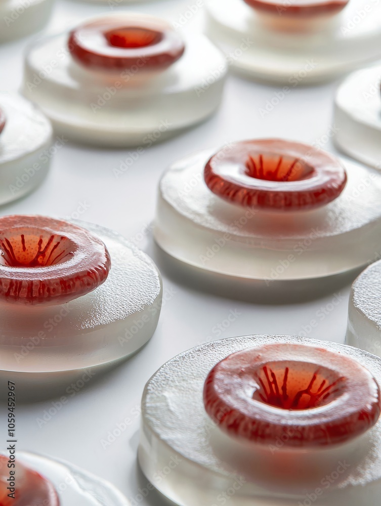 Red blood cells are seen in urine samples captured under high-quality ...