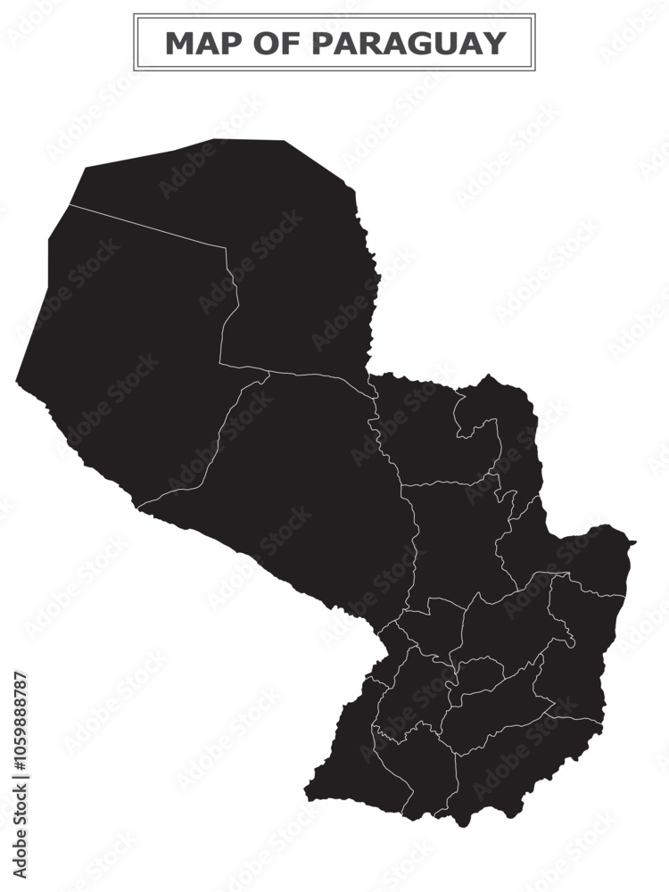 American Countries Geography Political map. Political map of country ...