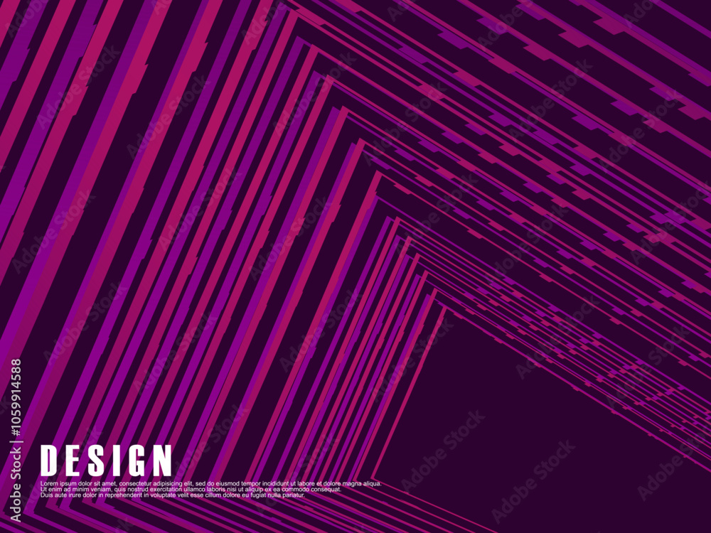 Premium background design with diagonal purple lines pattern. Vector ...