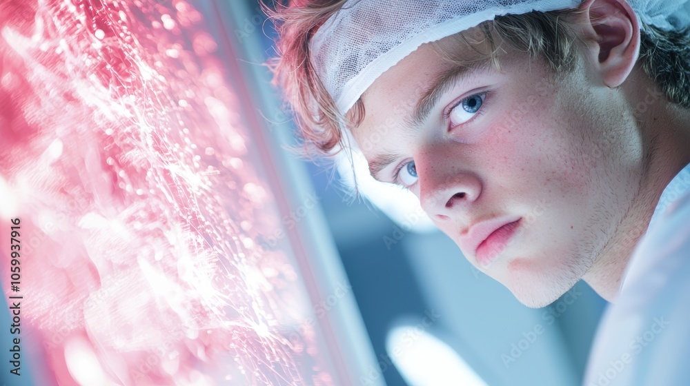 Medical students practice their surgical skills on a realistic ...