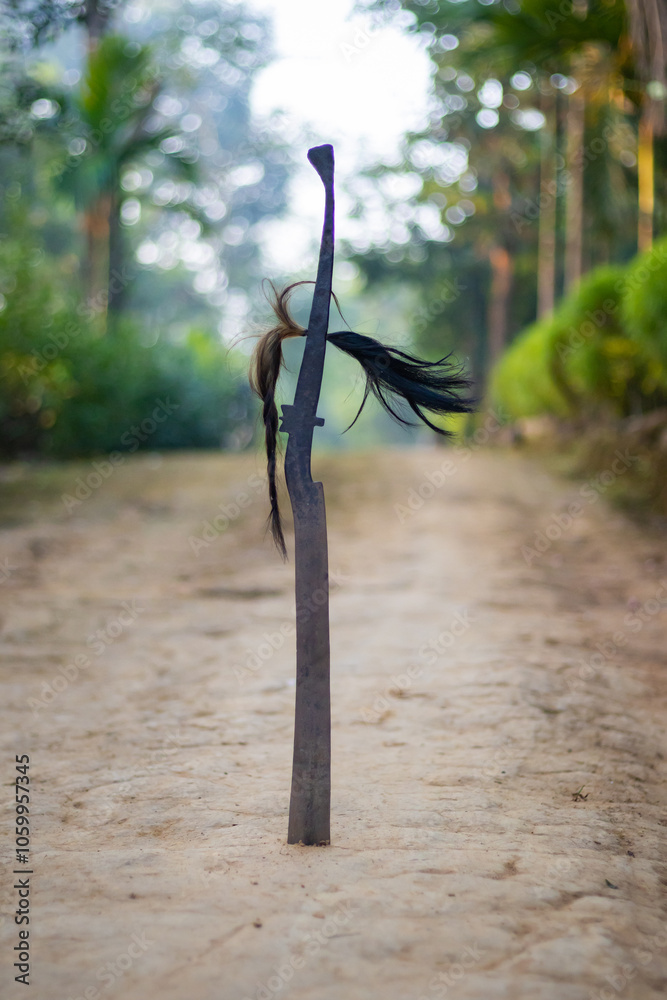 milam is a tribal sword traditionally used in garo tribe of meghalaya ...