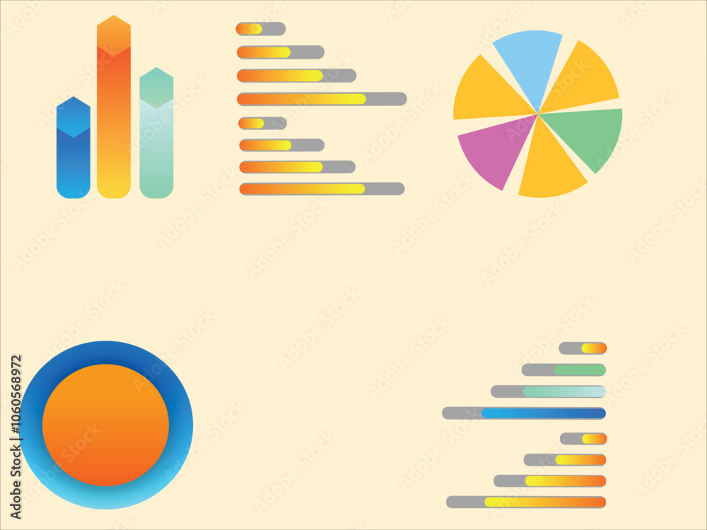 Tree infographic design. Infographic timeline background. A diagram of ...
