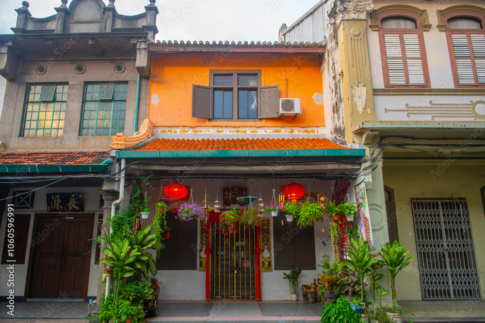 Straits Chinese style house on Jalan Tun Tan Cheng Lock Street in ...