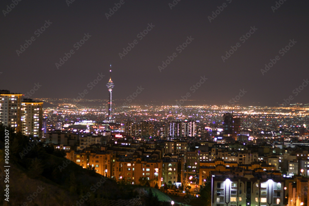 Foto de Stock Milad Tower is one of the tallest telecommunication ...