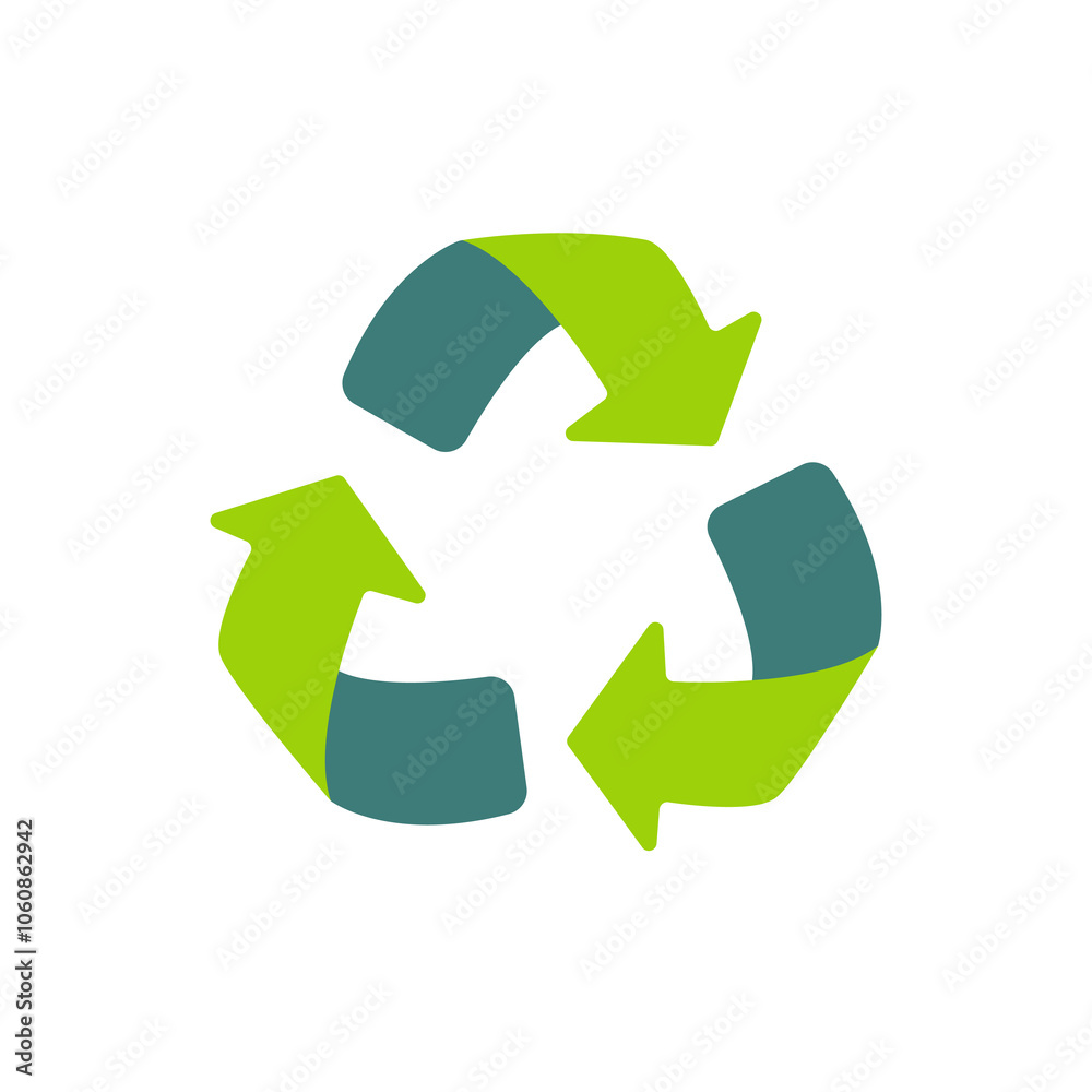 Green waste recycling symbol. Symbol for packaging design information ...