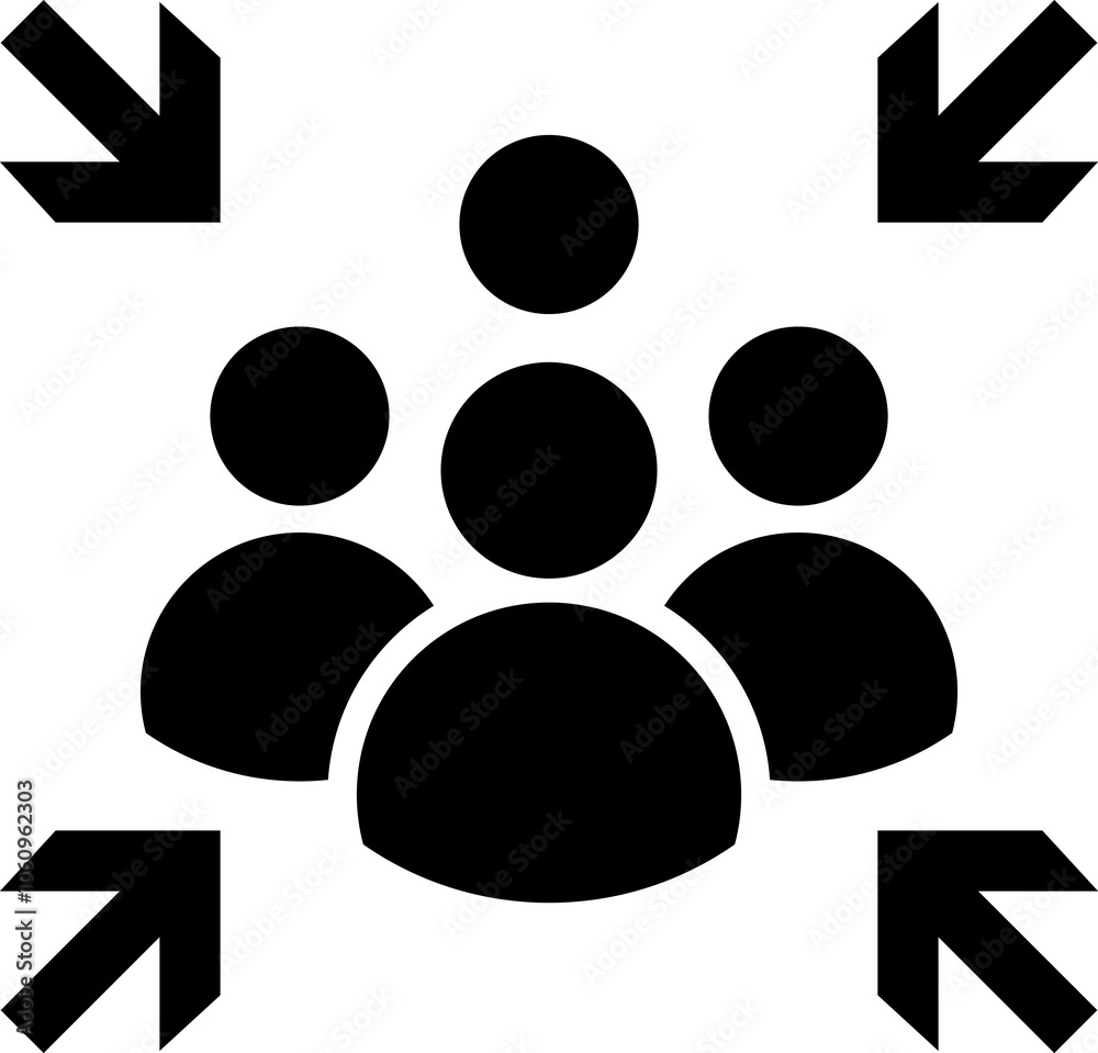 Emergency evacuation assembly point sign. Assembly point icon. Safety ...