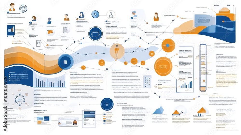 Infographic-style illustration depicting the claims process, using ...