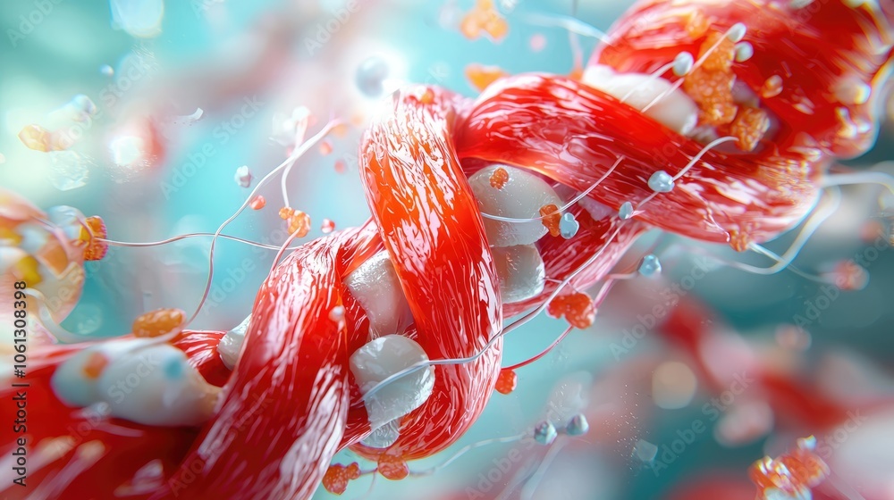 Explore the intricate structure of biological fibers and their role in ...